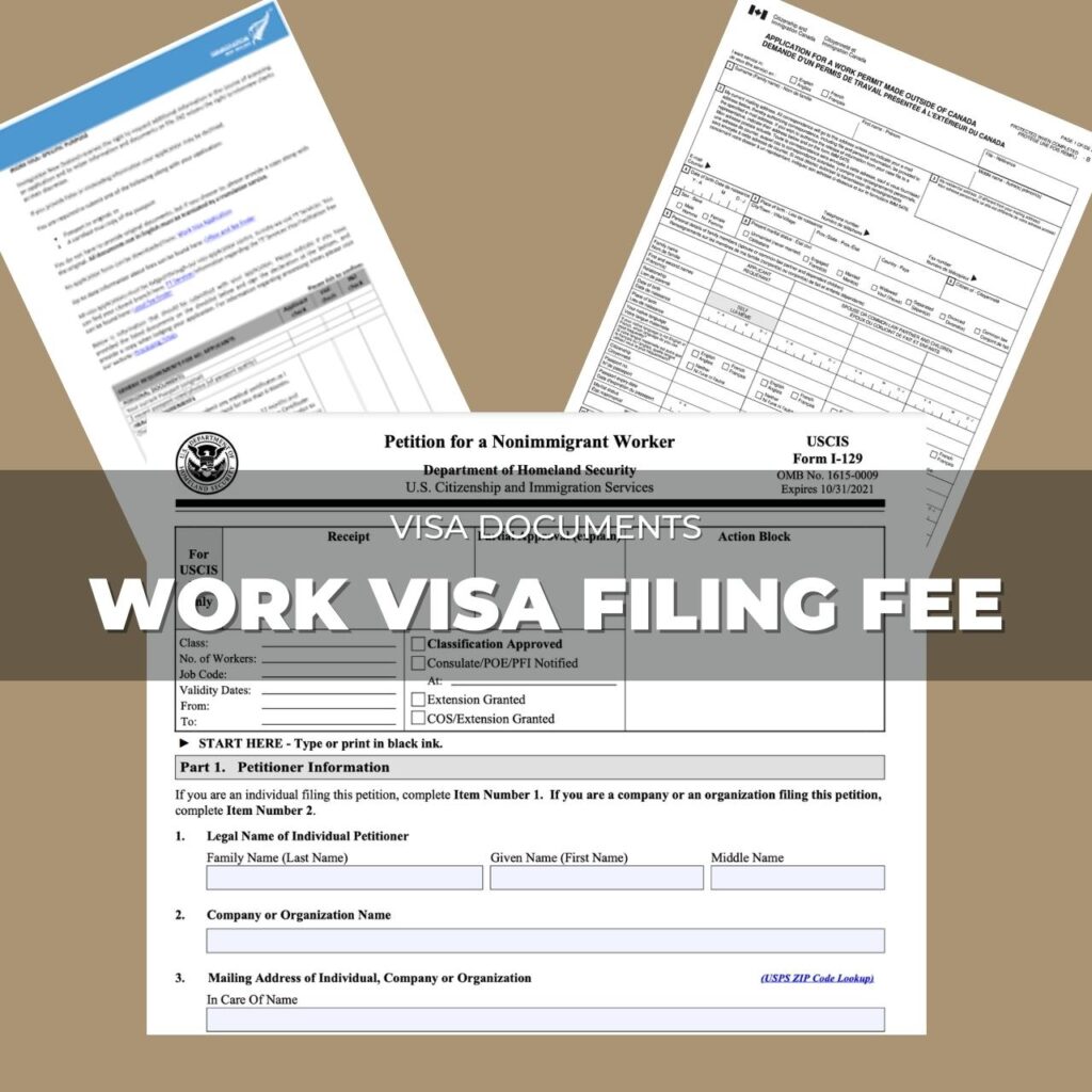 Work Visa Fee - Best Immigration Consultant in Delhi | Discover the ...